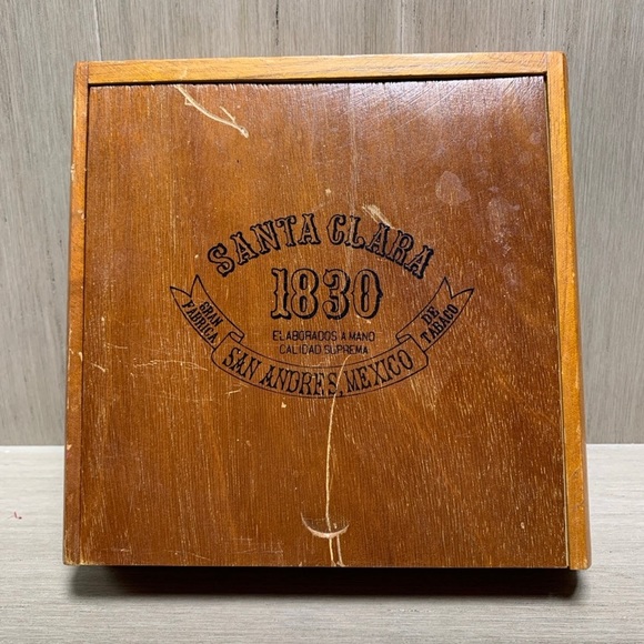 unbranded | Accents | Vintage Wooden Dovetailed Santa Clara 83 San ...